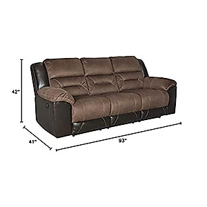 Signature Design by Ashley Contemporary Reclining Sofas, Gray