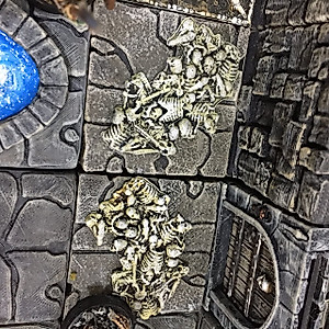 3DEGOS Bone Piles DND Terrain for Dungeons and Dragons Terrain, D&D, Pathfinder, Warhammer 40k, Miniatures, D and D, Dungeons and Dragons Gifts, Dungeon Master