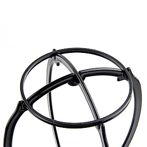 Ruiwen hair 2PCS Wig Stand, Wig Head Stand, Wig Head, Travel Wig Stand for Styling Collapsible Wig Stand Portable Wig Stand Wig Holder 13.8 Inch Wig Stands for Women Multiple Wigs