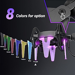 FIFINE RGB Microphone Shock Mount for Vibration Isolation, Easy Mic Holder, Compact Protection - SK78
