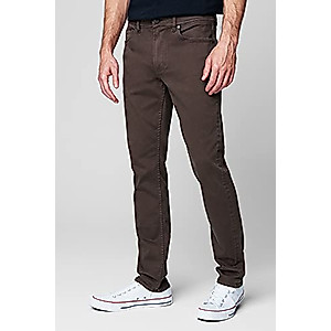 [BLANKNYC] mens Slim Fit Flat Front Tapered Jean With Basic 5-pocket Detail Casual Pants, Turkish Coffe, 32 US