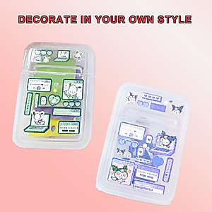 Neffliwe 2 Pack Clear Polypropylene Mini Storage Containers Box for Kpop Photocard Sleeves Sticker Organizer Case with Lid for Lomo Cards Craft Stickers (3.2" W x 4.8L x 2" H)