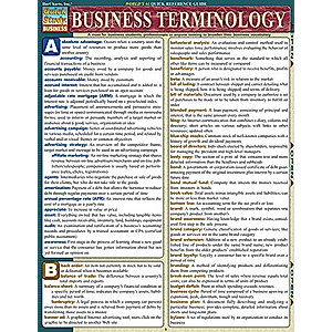 Business Terminology (Quick Study Business)