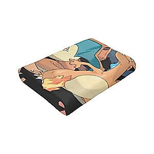 Interesting Flannel Fleece Blanket for Beding Cozy Plush Throw Blanket Lightweight Decorative Blanket Air Conditioner Blanket Towel for Couch Sofa Chair Office Travelling Camping Gift 50"X40"