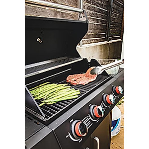 Gas One 4 Burner Gas Grill – Premium Propane Grill with Side Burner – Outdoor Grill Cabinet Style with Wheels - High-Temperature Paint Coating Gas BBQ Grill – Elegant and Luxurious Design