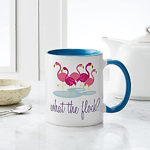CafePress What The Flock? Mug Ceramic Coffee Mug, Tea Cup 11 oz