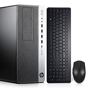 HP 800 G3 SFF Gaming Desktop Intel i5-6500 up to 3.60GHz 32GB New 1TB NVMe SSD + 2TB HDD GT1030 2GB Built-in Wi-Fi 6 AX200 Dual Monitor Support Wireless Keyboard and Mouse Win10 Pro (Renewed)