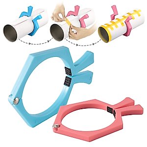 2 Pack Sublimation Tumblers Pinch Tool, Tool for 20 Oz Sublimation Blanks Tumbler Skinny Straight, Pinch Tumbler Perfect Clamp Grip Tool, Supplies for Sublimation Paper and Tumblers (Pink,Blue)