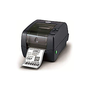 TSC 99-125A013-00LF Series TTP-247 Desktop Thermal Transfer Bar Code Printer, 203 dpi Resolution, 7 IPS, 8 MB DRAM, 4 MB Flash, USB/Serial/Parallel Port, Black