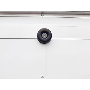 Red Hound Auto 3 Rubber Bumpers for Trailer Compatible with Ramp Door Truck 2.5 Inches Round Replacement Cargo Stop