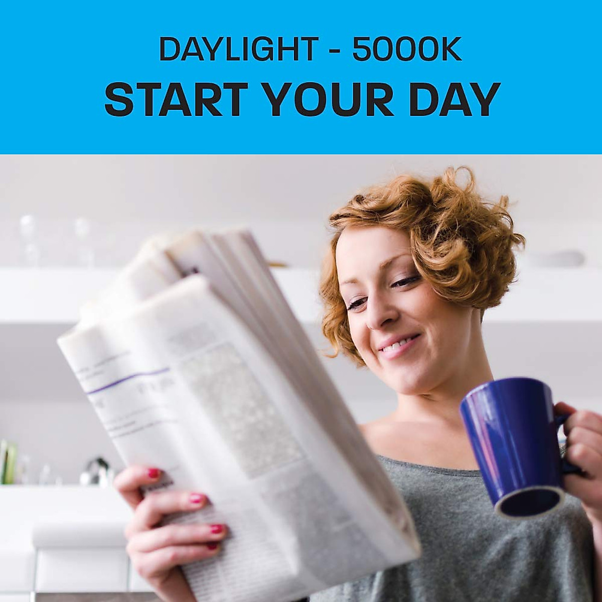 Feit Electric T1248/850/LEDG2/2/5 4 Ft. 40W Equivalent T12 Direct Replacement Daylight Linear LED Light Bulbs, 10-Pack