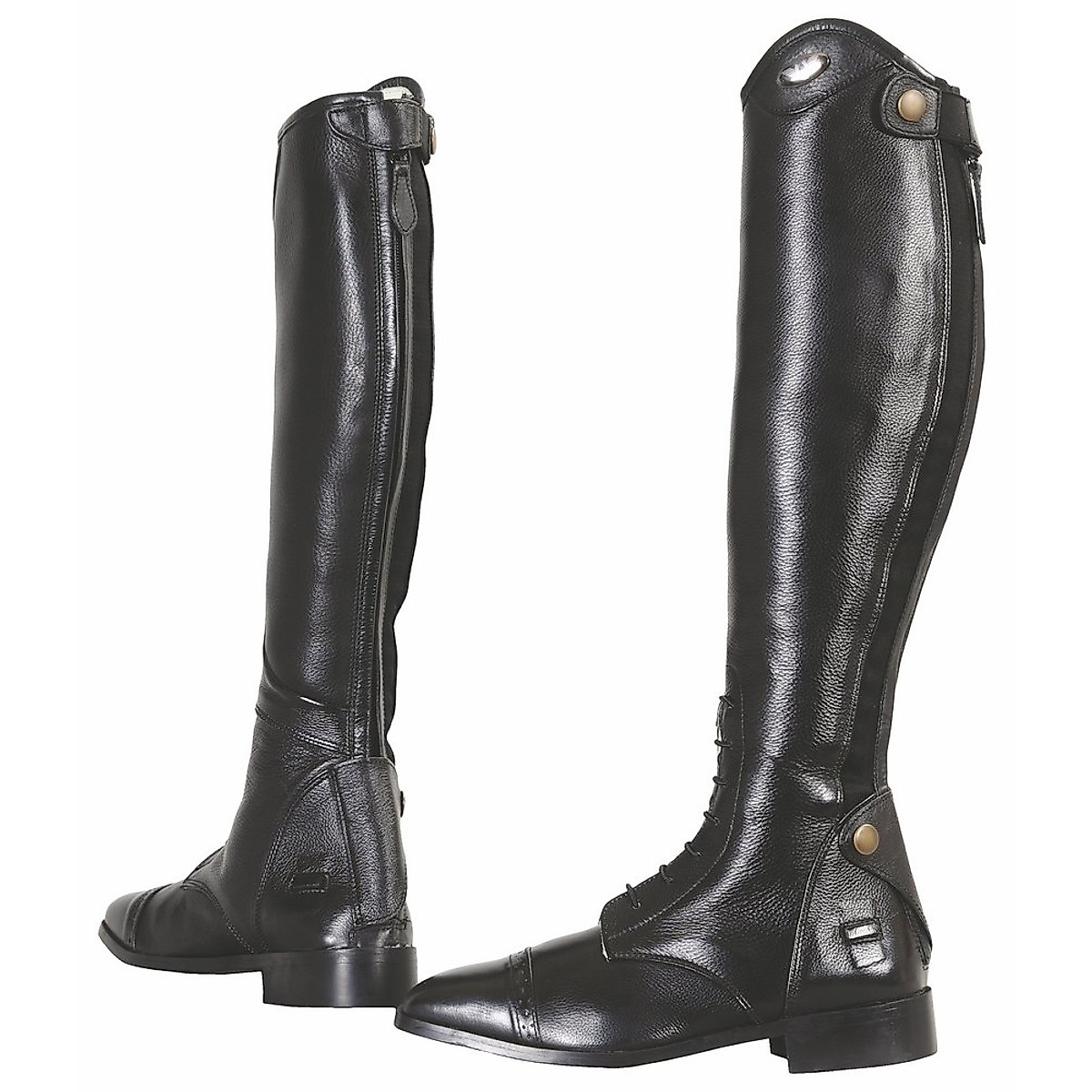 TuffRider Ladies Regal Field Boots | Color - Black | Size - 6.5 | Shape - Regular