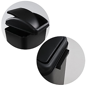 Tstorage 4.5 Gallon Plastic Trash Can with Swing Lid, Slim Swing Top Garbage Can