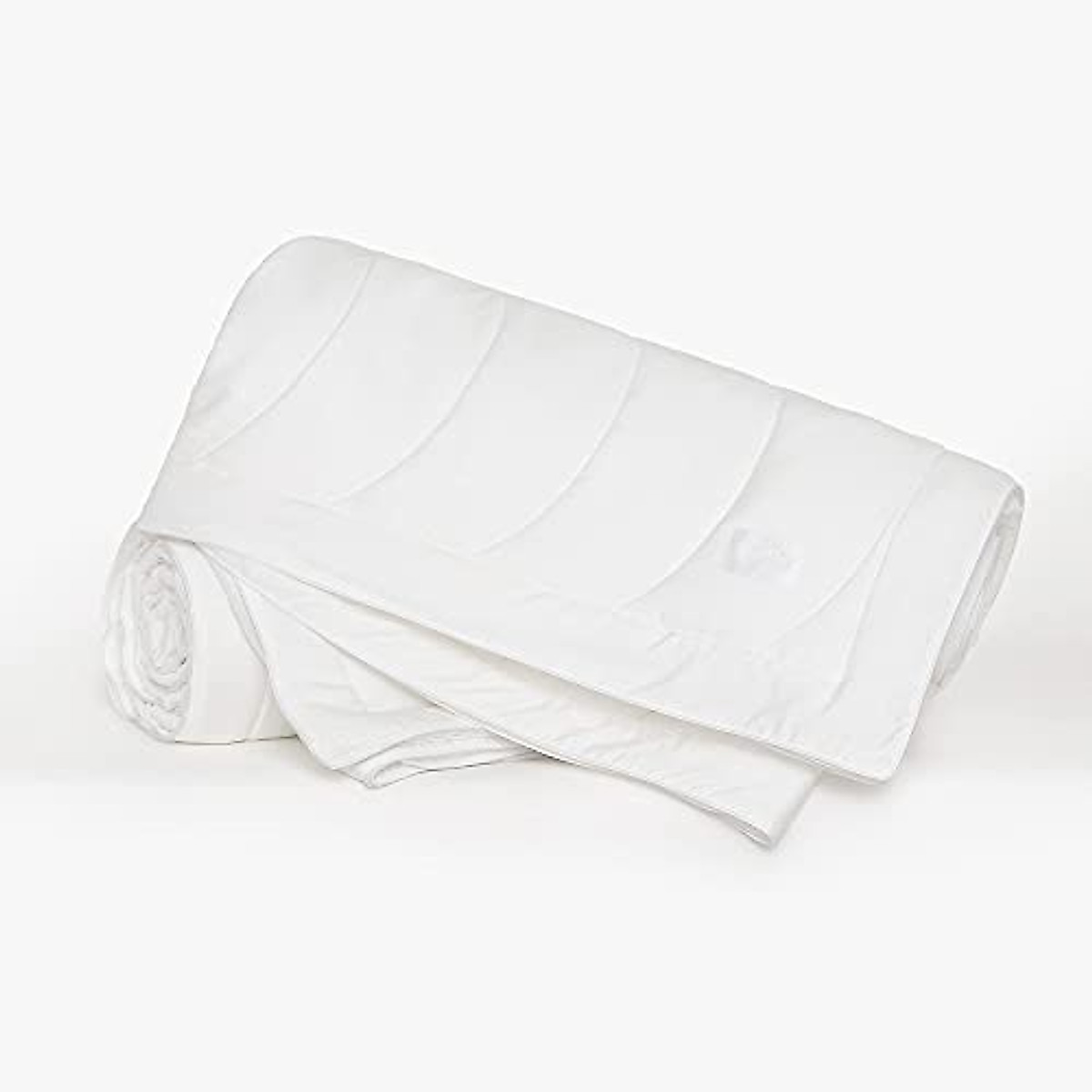 Buffy Breeze Comforter - Soft 100% Eucalyptus Lyocell, Cooling, White Lightweight Summer Duvet Insert with Corner Tabs (Full/Queen)