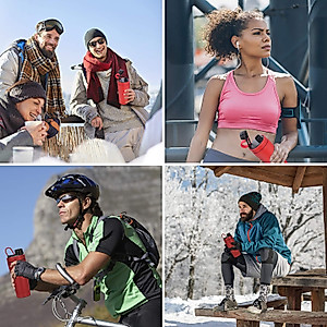 Homiguar Shaker Bottle, Stainless Steel Insulated Protein Shaker Bottle, Keeps Cold/Hot, Double Walled Shaker, Screw-top, Leak Proof, BPA Free, 20-Ounce - Green