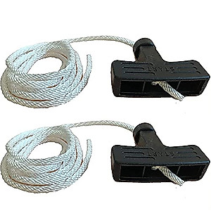 Fougcol 2 Set Pull Cord 3.9 ft with Recoil Starter Handle for Honda GX160 GX200 GX240 GX270 GX340 GX390 Pull Starter