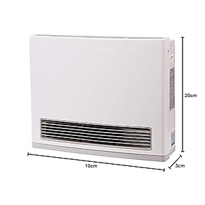 Rinnai FC824P Ventless Propane Heater, Energy-Efficient Space Heater with Programmable Thermostat