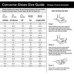 Converse Chuck Taylor All Star Hi Casual Men's Shoes Size 6 Black/White