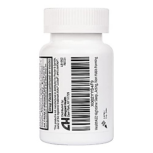 HealthA2Z Nighttime Sleep Aid 96 Softgels | Diphenhydramine HCl | Fast Acting | Non Habit-Forming | Adult Sleeplessness LiquiCaps