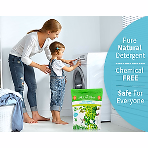 It’s So Pure Eco Friendly Washing Detergent – Skin Friendly Scented Laundry Soda to Remove Stubborn Stains – Best Fragrance HE Washing Powder (Romantic Breeze, 100 Loads)