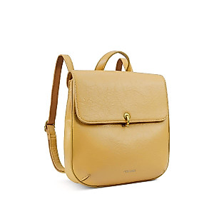 Pixie Mood Nyla 10.5 x 9.8 Vegan Leather Convertible Small Backpack, Melon