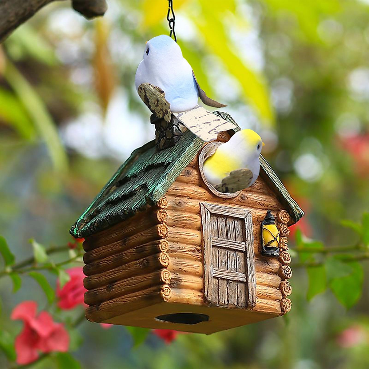 Warmtree 24 Pcs Artificial Simulation Birds Feather Mini Bird Decorative Fake Birds for Christmas Tree Craft Home Ornaments Garden Wedding Decoration