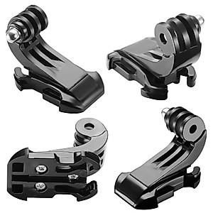 Neewer 20-in-1 Accessory Kit for Gopro:Buckle Clip Basic Mount,J-Hook Buckle Mount,Long Thumb Screw 3-Pack Adhesive Mounts with Sticky Pads for GoPro Hero 3 3+ 4 5 6 7 Accessories SJ4000 SJ5000 SJ6000