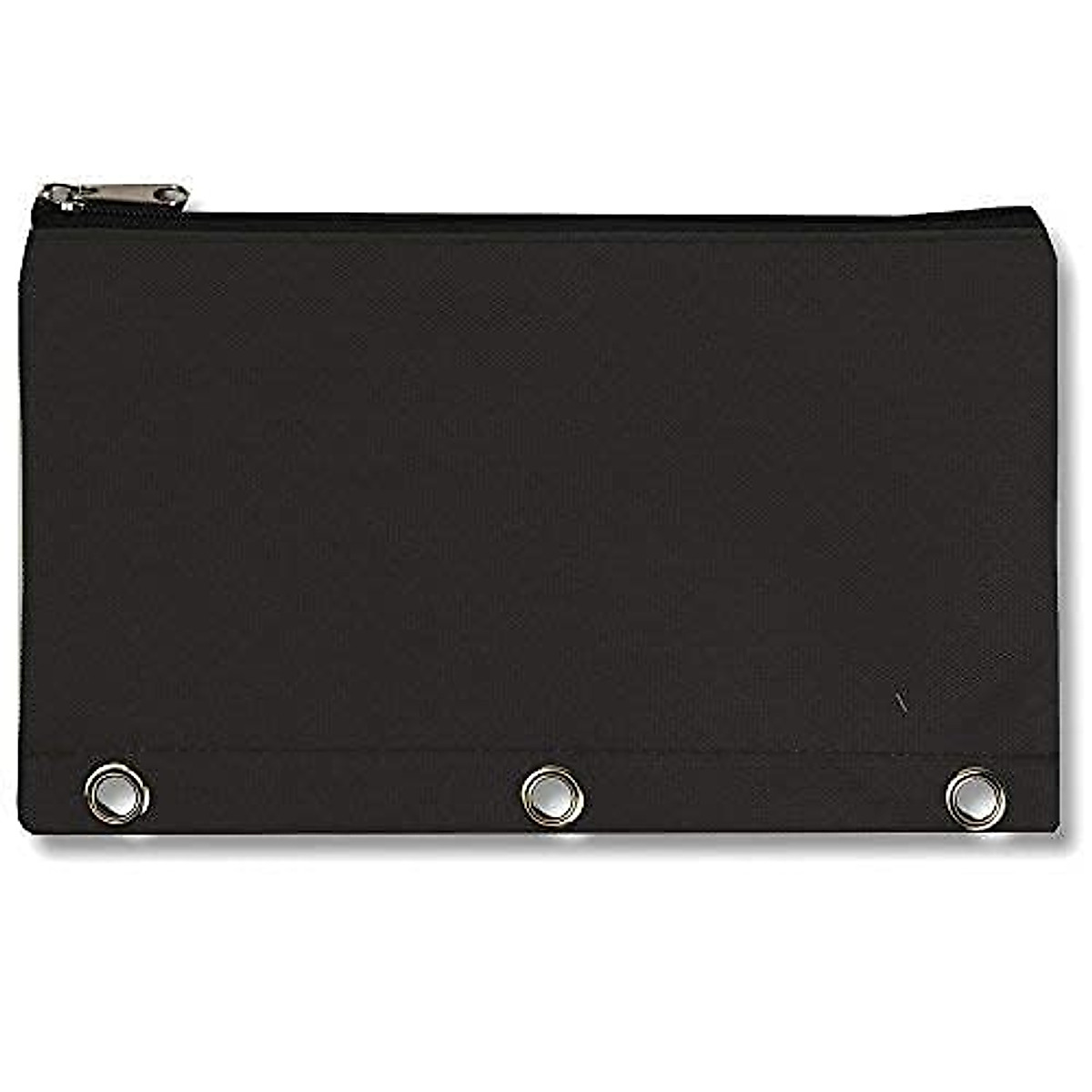 Pencil Pouch for 3 Ring Binder Bulk Pencil Bags with Zipper, Large Binder Pencil Pouch Bundle for School, Offices, Budgeting (96 Pencil Cases in Black)