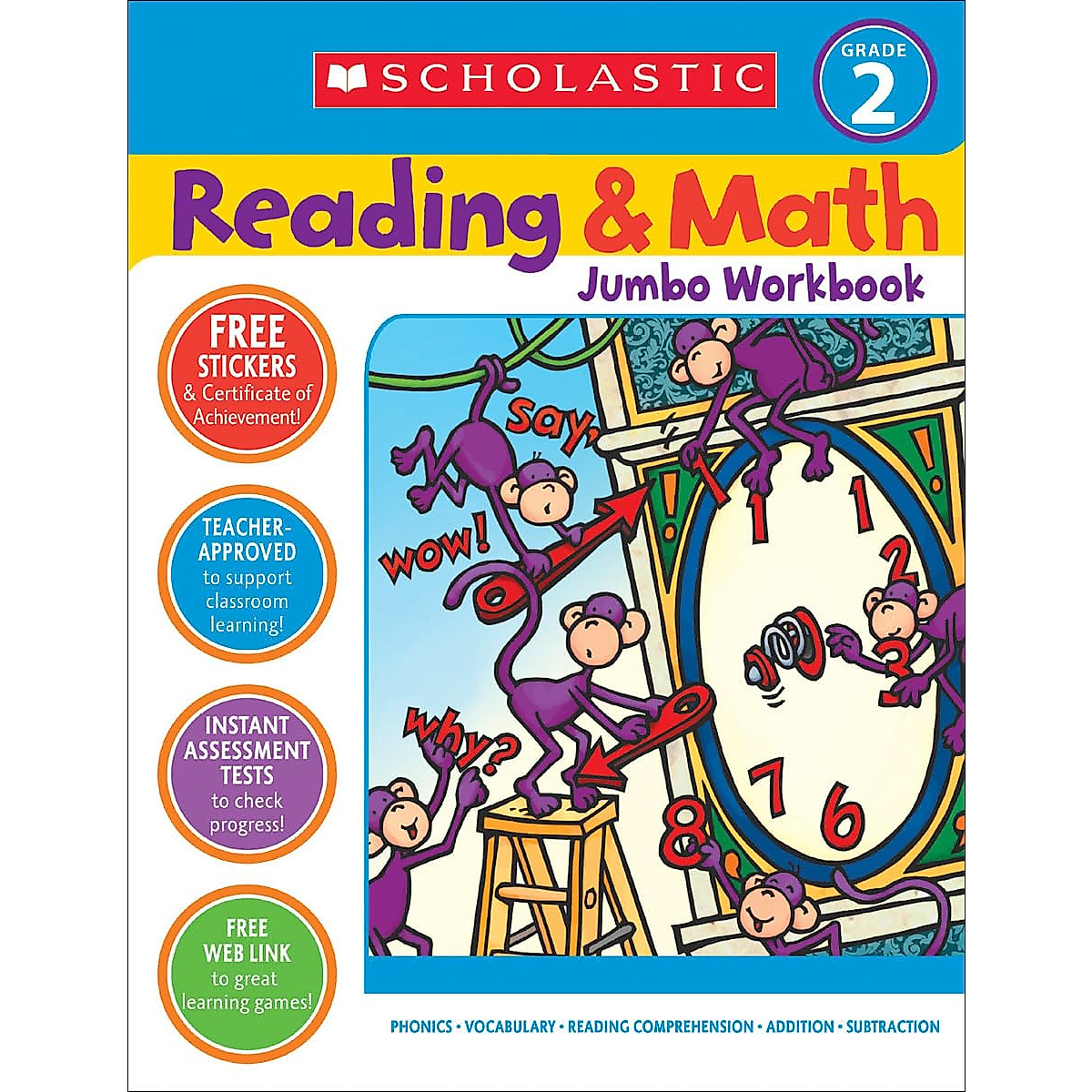 Scholastic Success with Reading and Math Jumbo Workbook