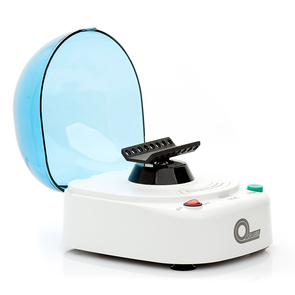 10,000 RPM Mini Centrifuge, Includes 6-Place Micro Tube Rotor and 16-Place PCR Strip Rotor. Spins 1.5ml Micro Tubes.