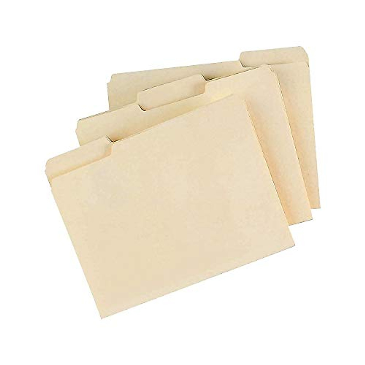 Staples 452830 100% Recy Reinforced Top-Tab File Folders 1/3 Cut Manila Letter 50/Bx