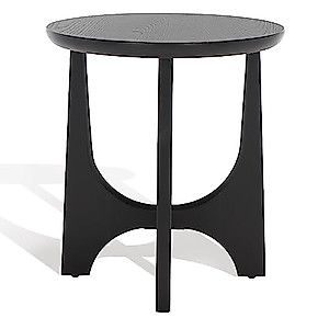 SAFAVIEH Couture Collection Sasha Black Oak Veneer Accent Table