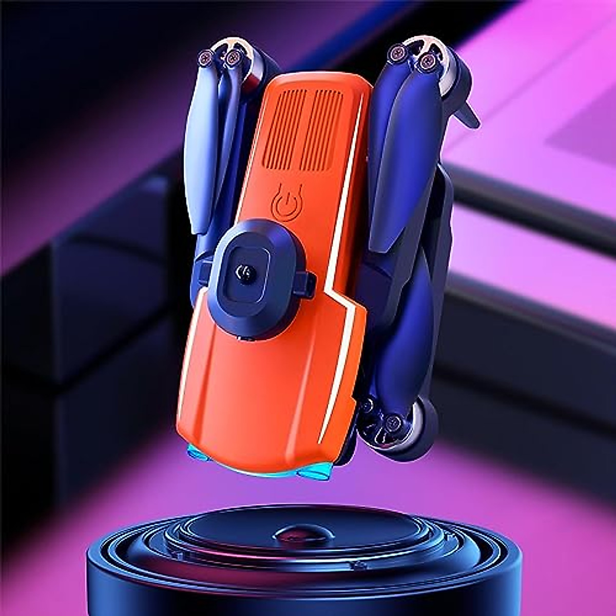 Drone with Camera, Drone With 4K HD Fpv Camera Remote Control Toys Gifts For Boys Girls, Toy Easy to Play, With Altitude Hold Headless Mode One Key Start Speed, 3D Flip (Black)