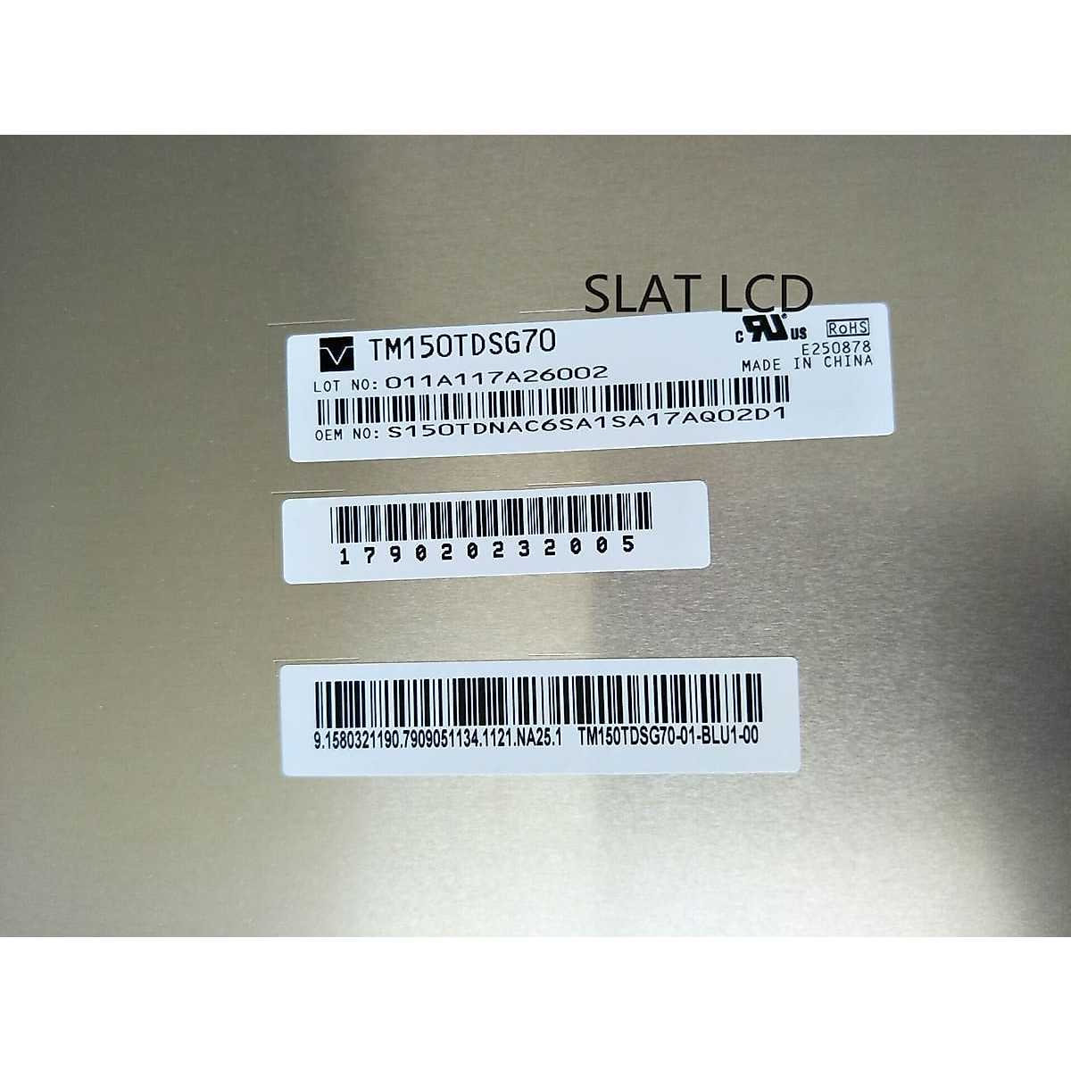 Tianma 15 Inch LCD Panel TM150TDSG70 with Full kit of Driver Board