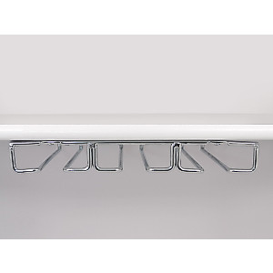 Sorbus Under Cabinet Wine Glass Rack and Stemware Holder – 3 Rows Holds up to 9 of Your Most Delicate Glassware