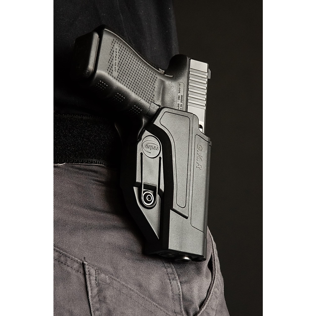Orpaz C-Series HK USP Holster Compatible with HK USP Right-Hand OWB Holster, Level II Retention, Paddle Holster - Unisex - Will Secure Your Handgun with a Tactical Appearance