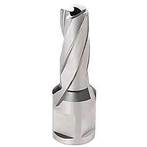 Hougen 12116 1/2 Inch Diameter x 1 Inch Depth of Cut 12,000 Series High Speed Steel Annular Cutter 3/4 Inch Weldon Shank for Magnetic Drills
