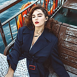 ibasenice Elf Earbuds Earphones Fairy Headphones in- Ear Headset with Microphone Fake Elf Ears Cosplay Anime Costume Accessories Black