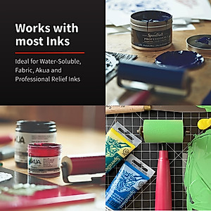 Speedball Deluxe Soft Rubber Brayer, 4-Inch