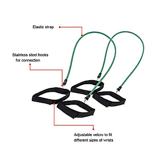 KIKIGOAL Volleyball Training Pass Rite Aid Resistance Band, Elastic Volleyball Resistance Belt Set for for Agility Training, Practicing Serving, Arm Swing Passing