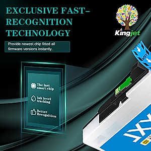 Kingjet LC3033 Ink Cartridge 8 Pack, Replacement for Brother LC3033XXL 3033 LC3035 3035, Work with Brother MFC-J995DW MFC-J995DWXL MFC-J805DW MFCJ805DWXL MFC-J815DW Printer (2BK / 2C / 2M / 2Y)