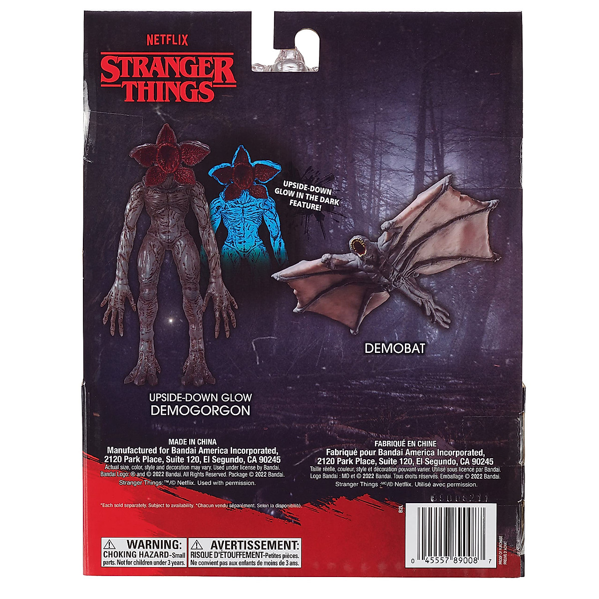 Bandai Namco Stranger Things Glow in The Dark Demogorgon 7" Figure