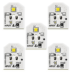 HPUY WR55X11132 WR55X25754 LED Light for GE Refrigerator Replace WR55X30602 WR55X26486 PS4704284 3033142 EAP12172918 AP6261806 5PCS