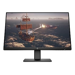 HP 24-inch Full HD IPS Gaming Monitor with Tilt Adjustment and AMD FreeSync Premium Technology (X24i, Black) (Renewed)