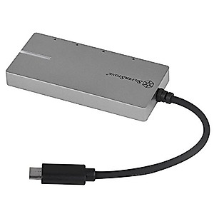 Silverstone SST-EP09C USB 3.1 Type-C Compatible, USB Hub, Charcoal Gray