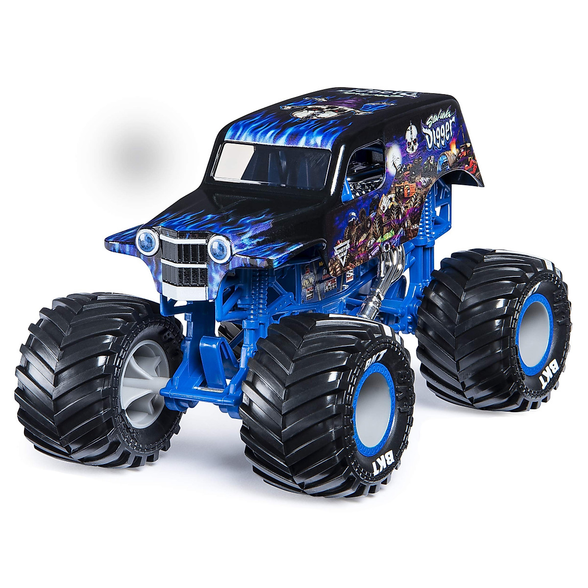 Monster Jam, Official Son-uva Digger Monster Truck, Die-Cast Vehicle, 1:24 Scale