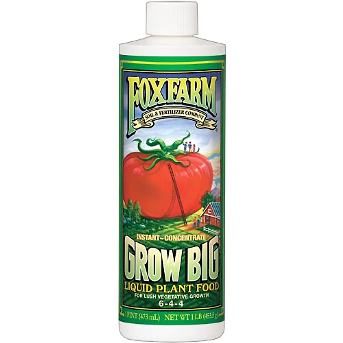 FoxFarm Grow Big Liquid Fertilizer, 1 Pint Bottle