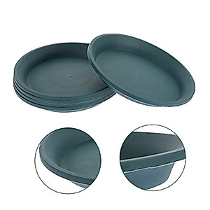DOITOOL Plants 5pcs Gallon Planter Tray Flowerpot Plastic Water Dish Plant Pots