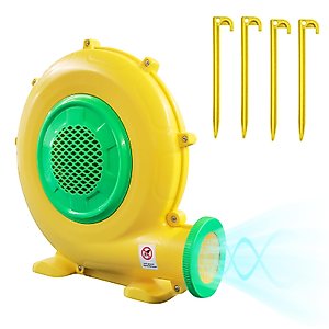 GONFLABLE 750W Bounce House Blower, Powerful Air Blower for Inflatable, Portable Inflatable Bubble House Blower Pump Fan for Inflatable Bouncy Castle, Jumper, Water Slide, Blower Corded(750 Watt 1HP)