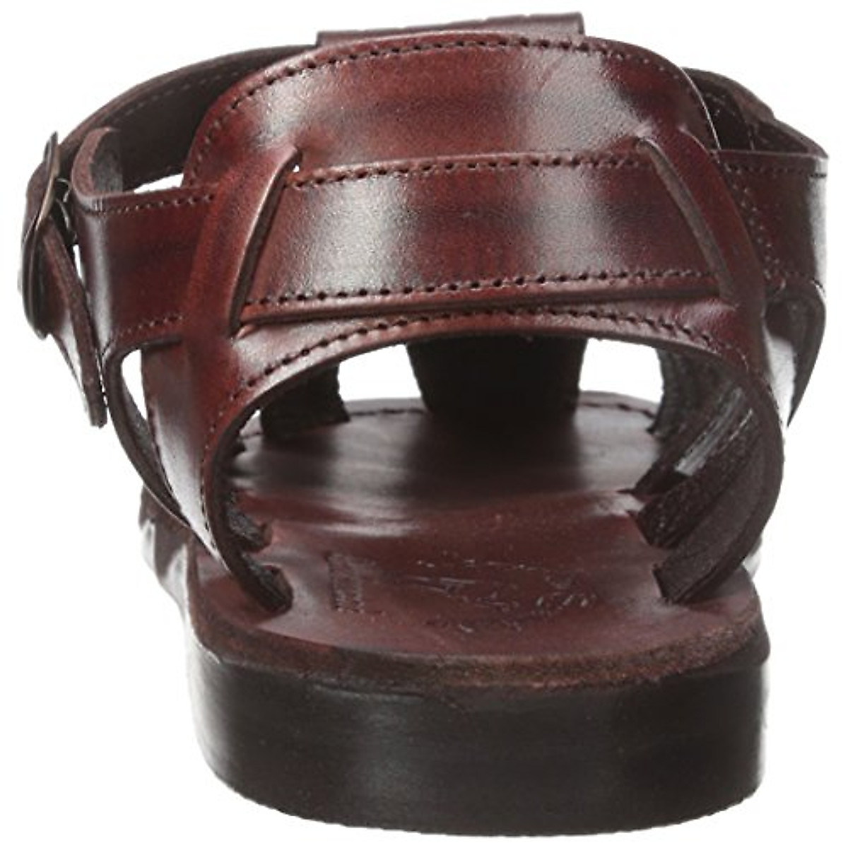 Barak - Leather Closed Toe Sandal - Brown